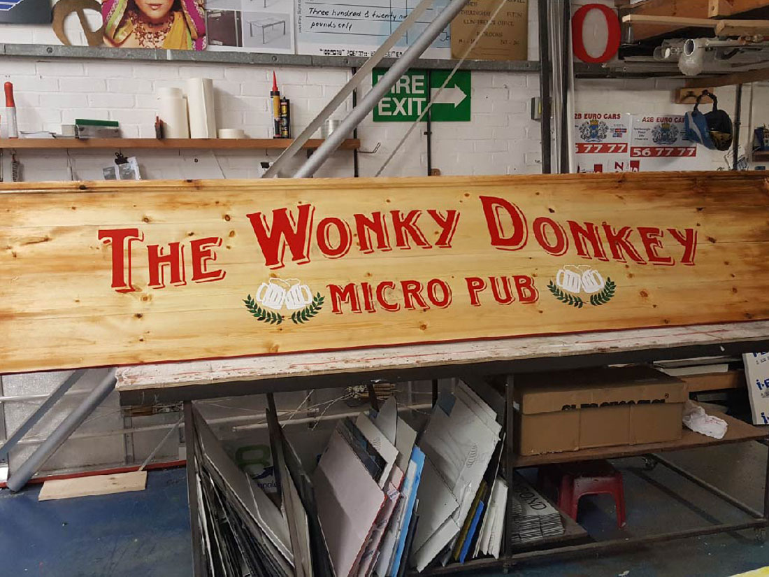 Something different - Traditional brushwork and sign writing, Gold leaf ...