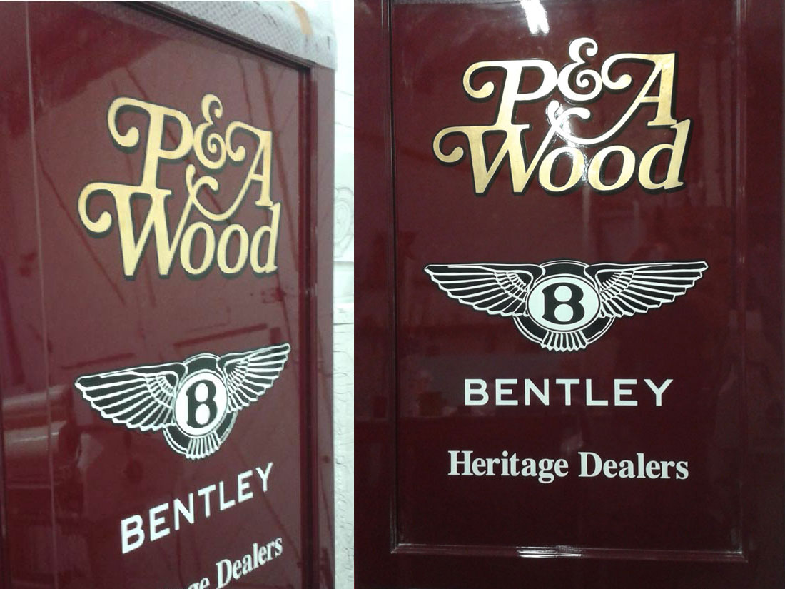 Something different - Traditional brushwork and sign writing, Gold leaf ...